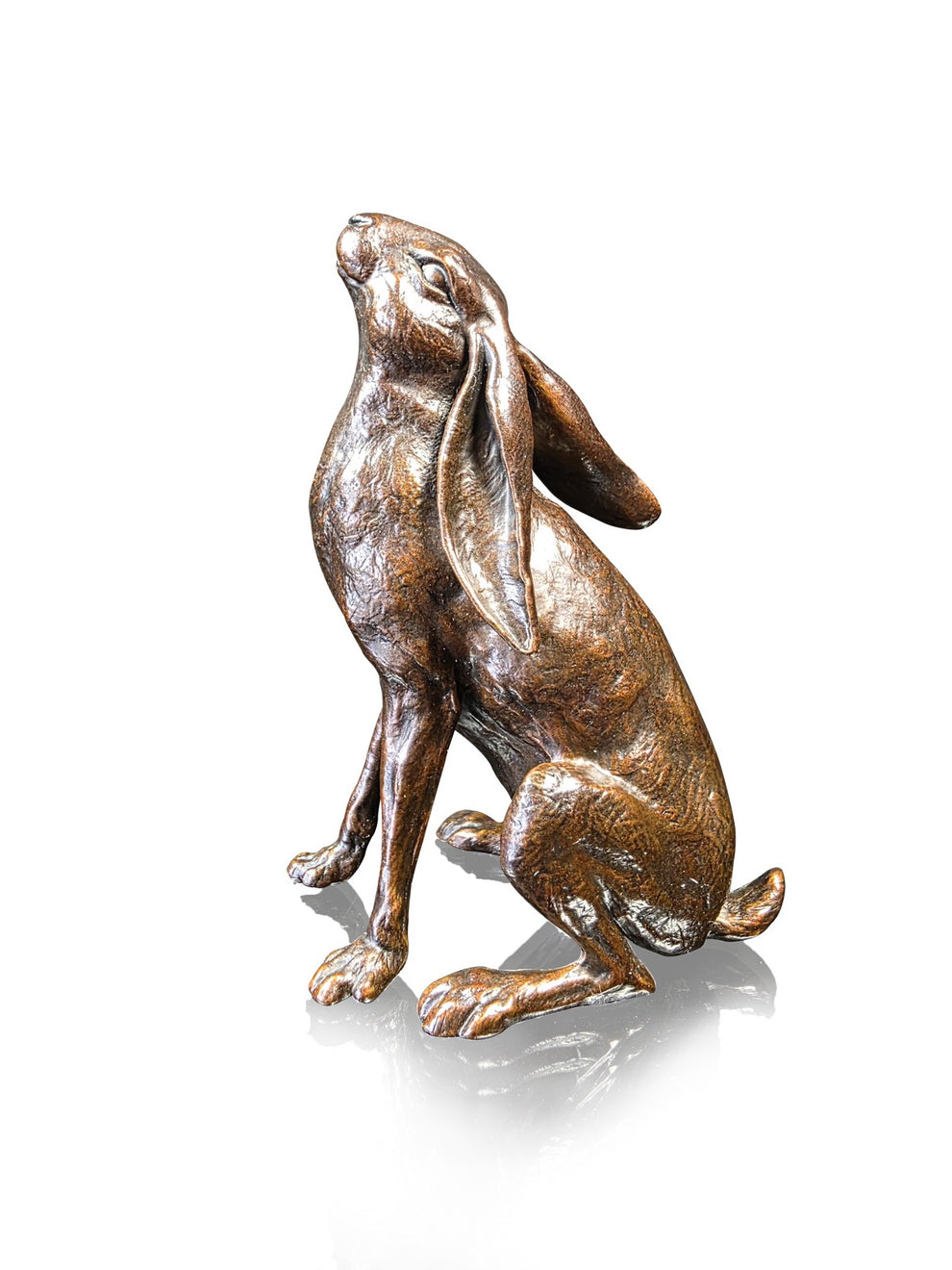 Large Hare Moon Gazing Bronze Figurine by Dean Kendrick (Limited ...